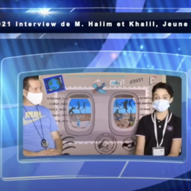Khalil interviewe M. Halim, Prof. d' EPS et Responsable des JIJ 2021 ...